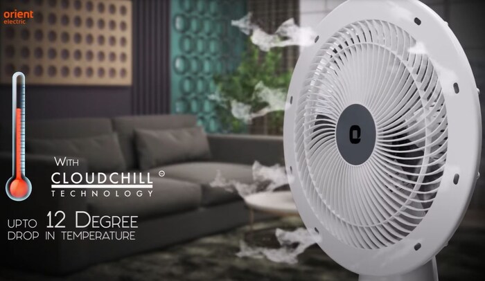 Orient Electric launches Cloud 3 cooling fan with Cloudchill technology ...