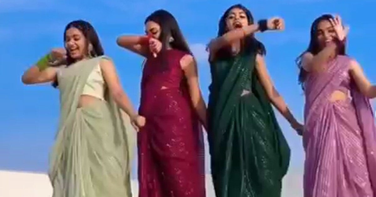शुक्ला बहनों ने इंटरनेट पर लगाई आग, 4 की चौकड़ी आई लोगों को पसंद, साड़ी ...