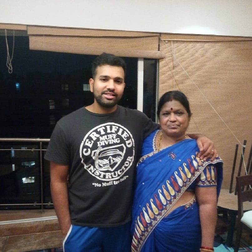 Team India captain Rohit Sharma family stays away from lime light ...