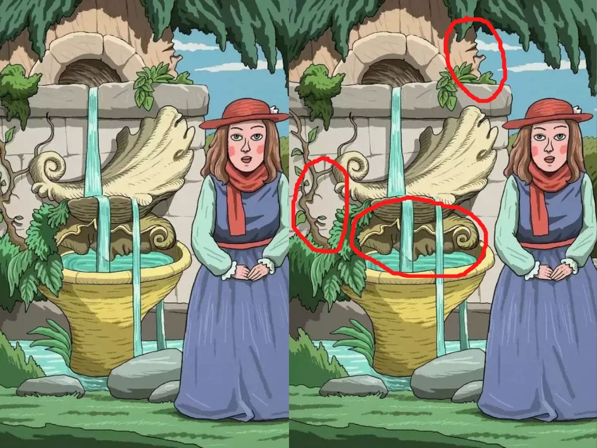 You have to find hidden faces in the picture the puzzle has to be ...