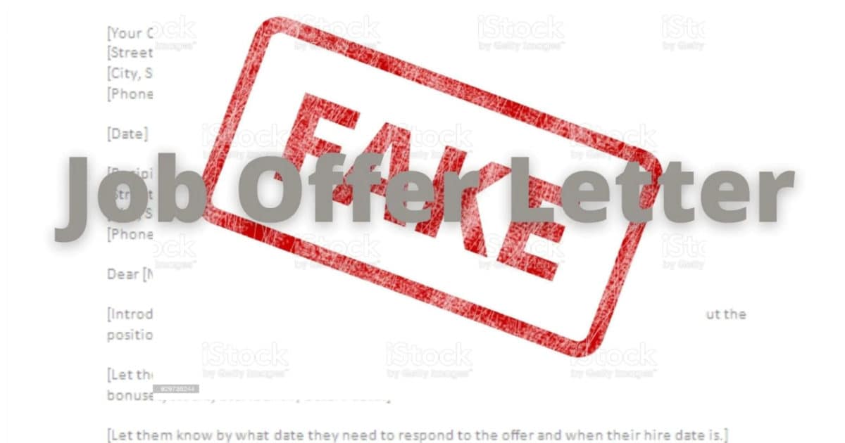 Career tips cyber crime complaint how to check fake offer letter job ...