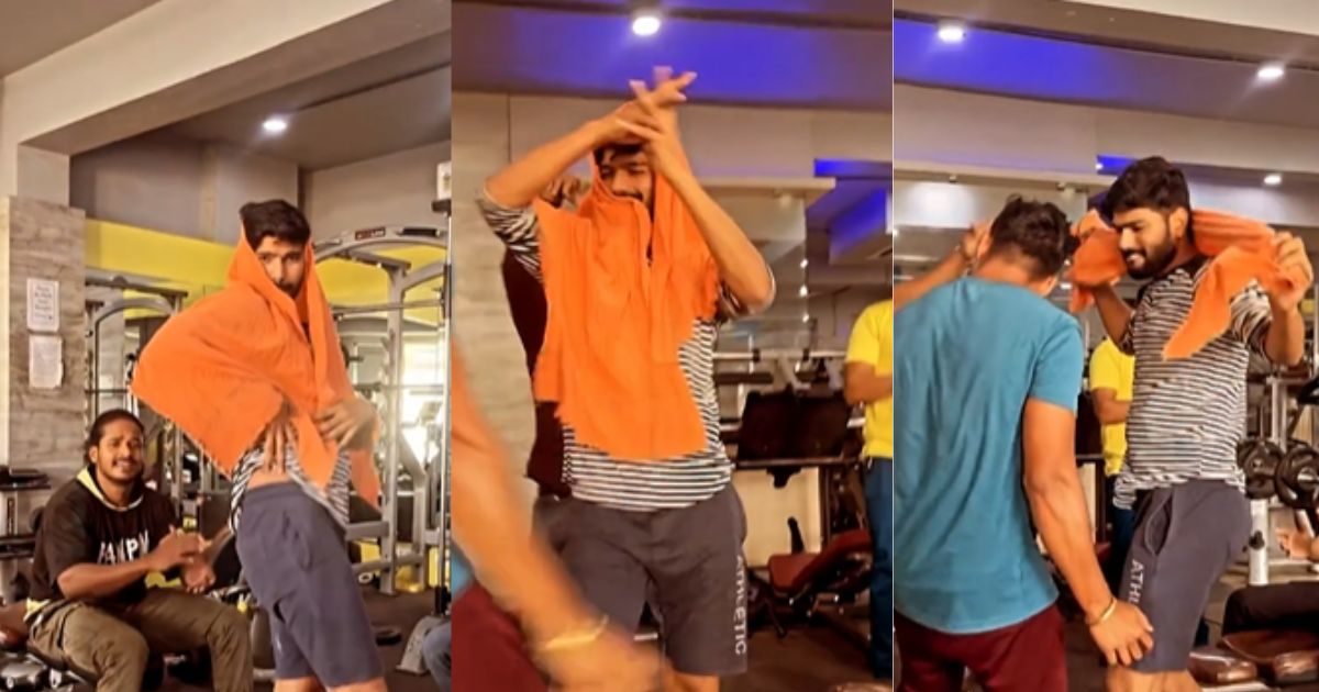 Viral Video: एक्सरसाइज़ छोड़ जिम में मटकने लगे लड़के, आंटियों के गाने ...