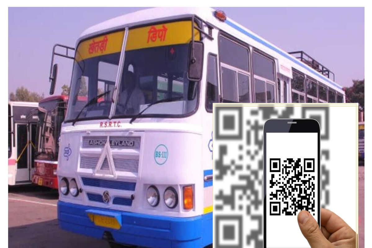 Rajasthan Roadways became digital Now make online payment in bus by QR ...