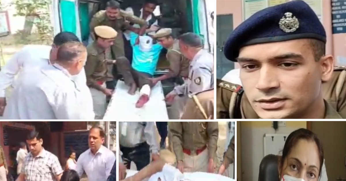 Attack on rajasthan police miscreants snatch pistol from policemen 3 ...