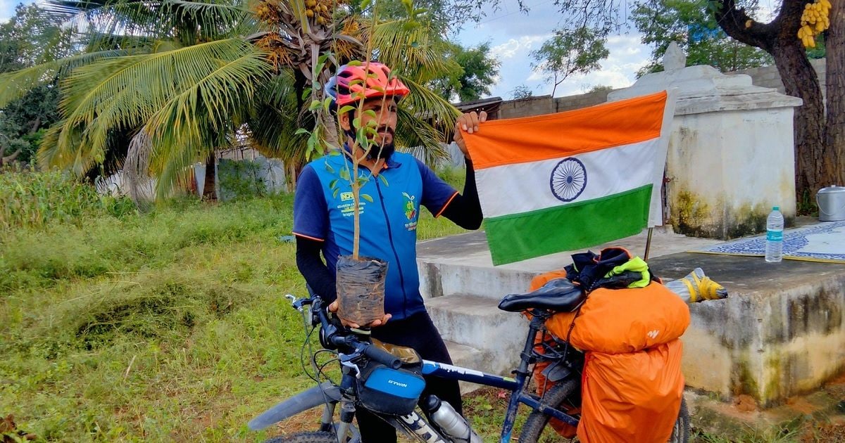 Greenman narpat singh omg story cover 30121 kilometre distance from ...