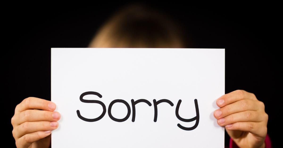Sorry habit of telling sorry frequently know the reason behind saying ...