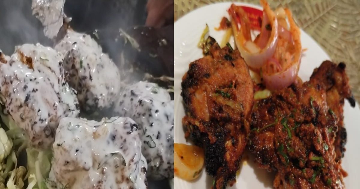 F tandoori chicken and tangdi stuffed kebab recipe - West champaran ...