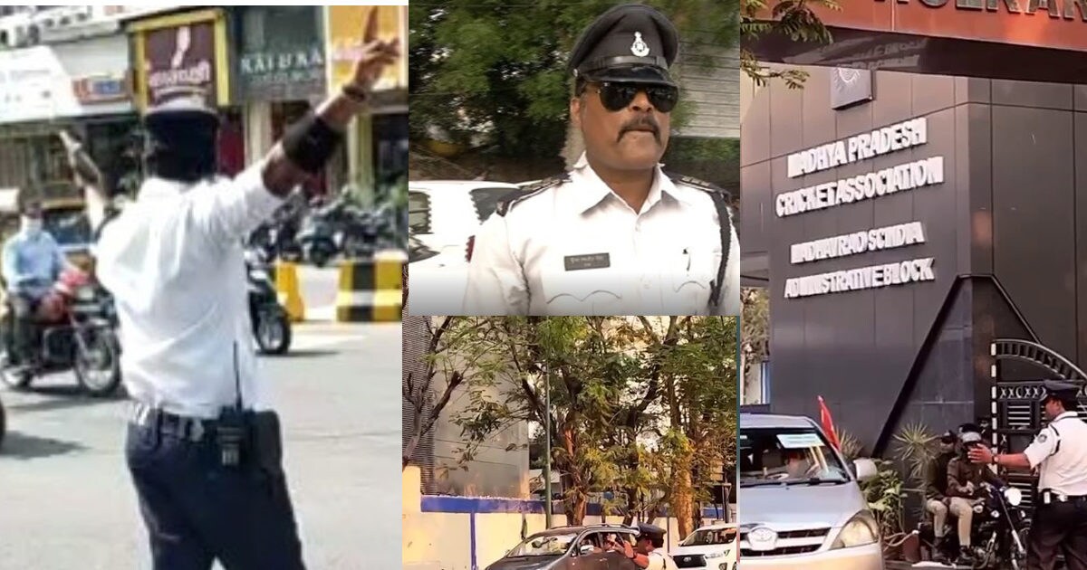 Dancing cop ranjit singh danced while handling traffic in front of ...