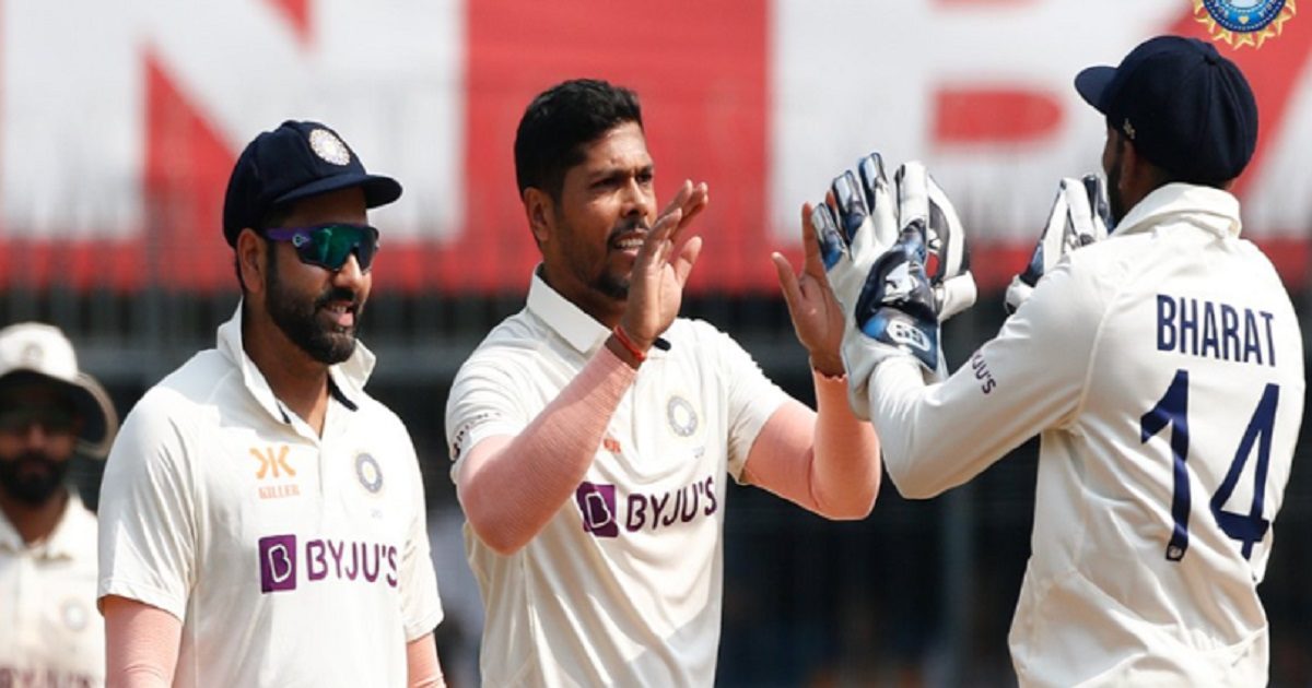 Umesh Yadav clean bowled mitchell starc todd murphy picked 3 wickets ... Umesh Yadav clean bowled mitchell starc todd murphy picked 3 wickets ...