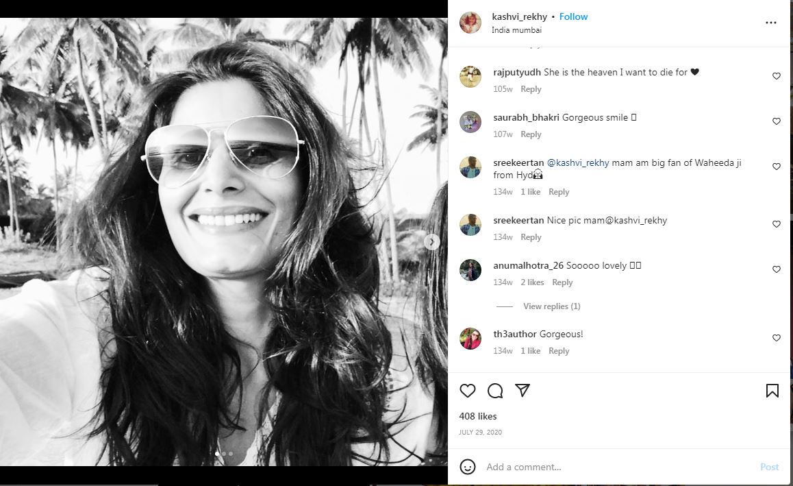 Waheeda rehman daughter kashvi rekhy very glamorous and beautiful like ...