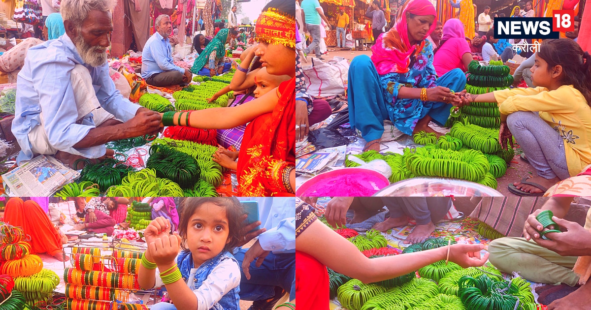 Karauli News : इस मंदिर में प्रसाद के रूप में पहनी जाती है हरी चूड़ियां ...