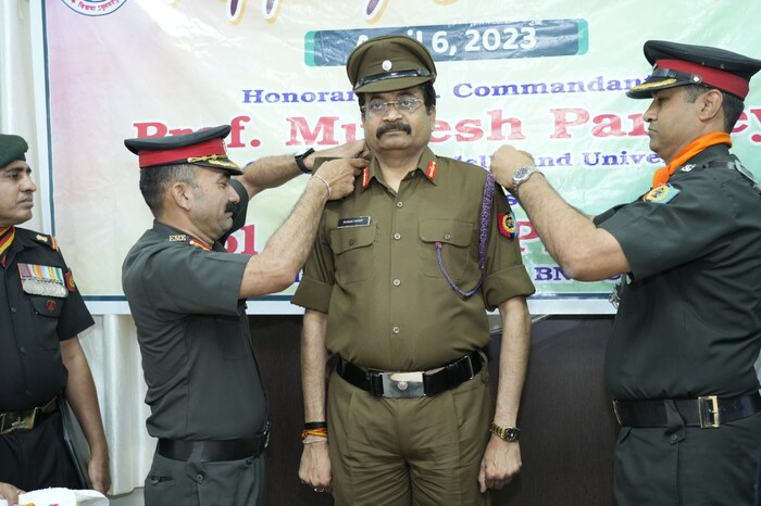 PHOTOS: बुंदेलखंड विश्वविद्यालय के VC का बचपन का सपना हुआ पूरा, NCC में ...