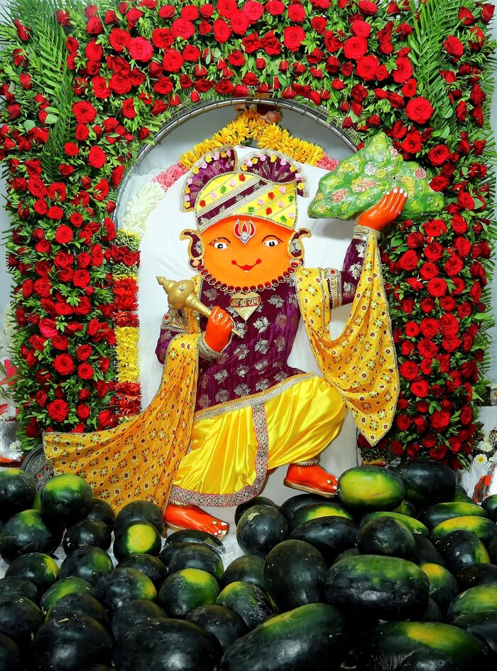 hanuman jayanti celebration begins at Veer Alija Hanuman Temple in ...