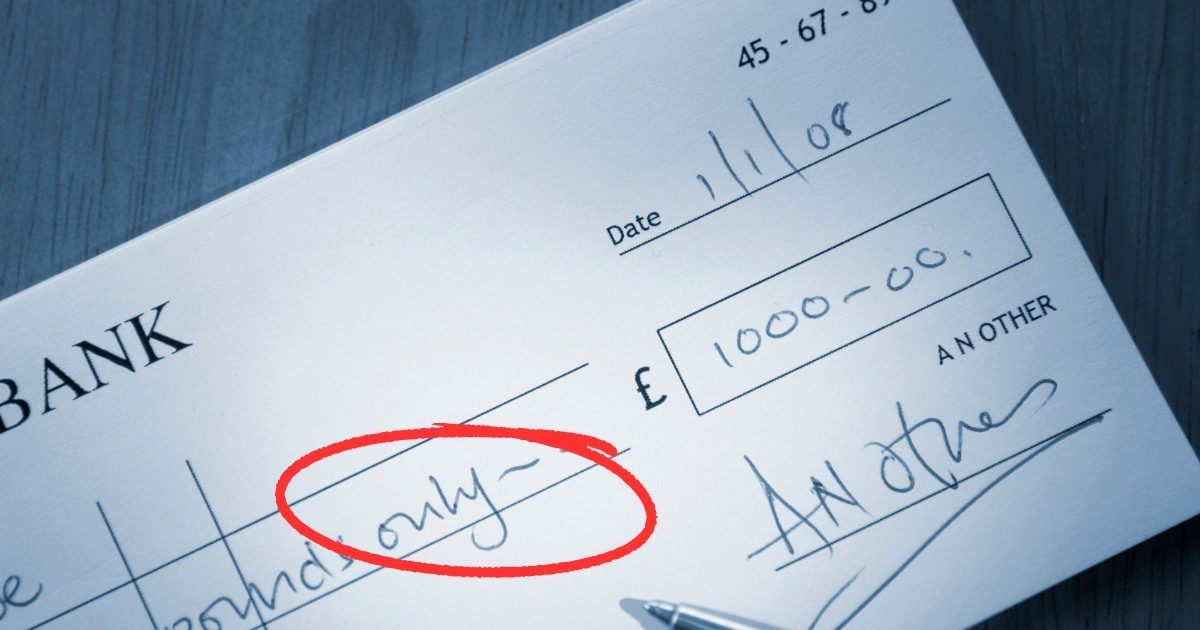 How to Write a Cheque in Right Way Why people write word only after ...