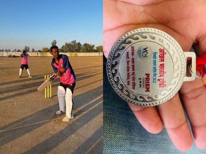 this cricket player lost both hand and one eye but sent ball out off ...