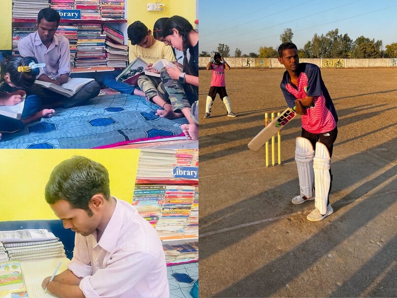this cricket player lost both hand and one eye but sent ball out off ...