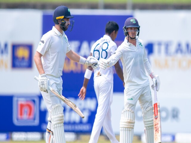 SL vs IRE 2nd Test: आयरलैंड ने पिलाया श्रीलंका को पानी, बालबर्नी ने ...