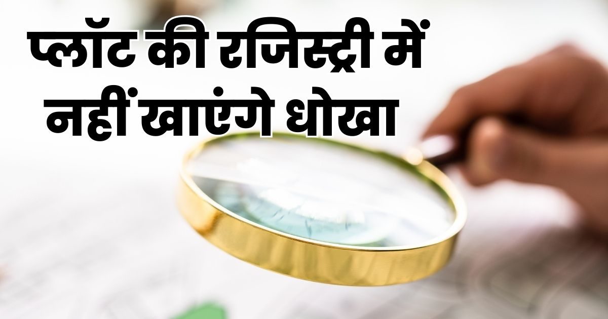 Plot registry full process how to avoid buying a plot already sold to ...