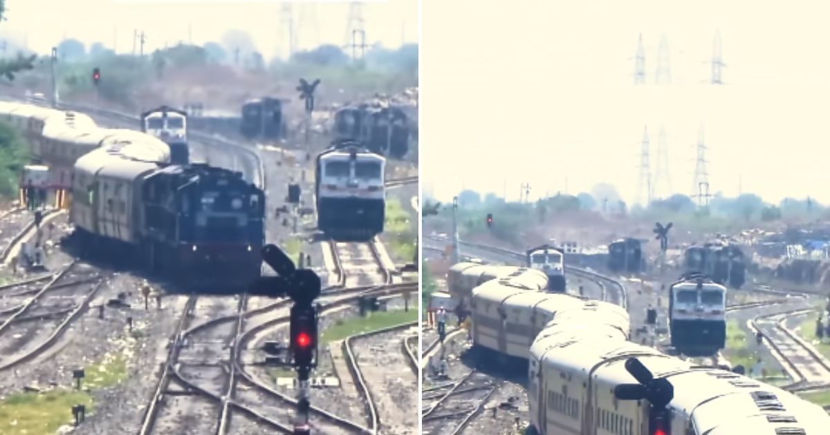 Viral Video: ट्रेन बनी 'सांप'! पटरी पर लहराती आई नजर, लोग बोले- 'नागिन ...