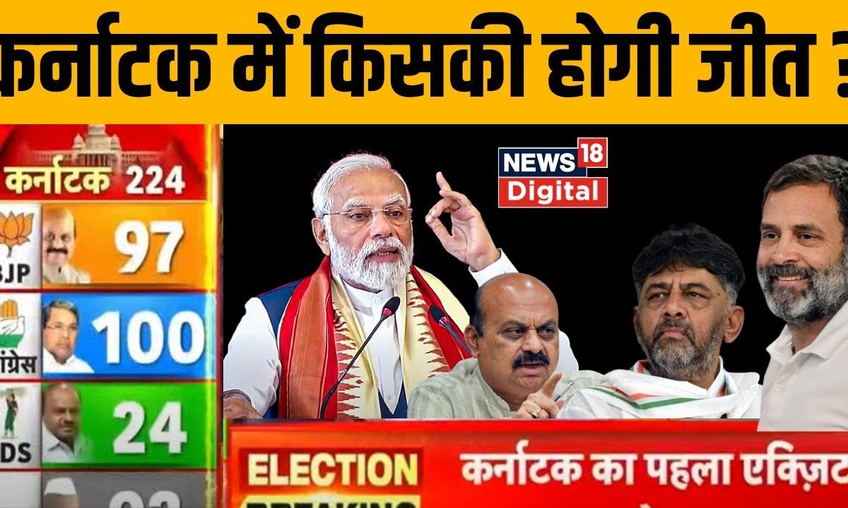 Karnataka Exit Poll 2023: Karnataka में किसकी होगी जीत? | Breaking News ... Karnataka Exit Poll 2023: Karnataka में किसकी होगी जीत? | Breaking News ...