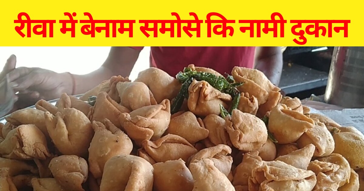 Taste of Rewa : क्या आपने खाए हैं रीवा के ''बेनाम समोसे'' स्वाद ऐसा कि ...