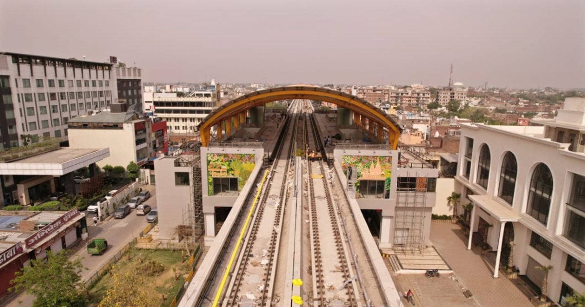 Agra Metro: आगरा मेट्रो के लिए यहां पूरा हो गया 3 KM ट्रैक का काम, जल्द ...