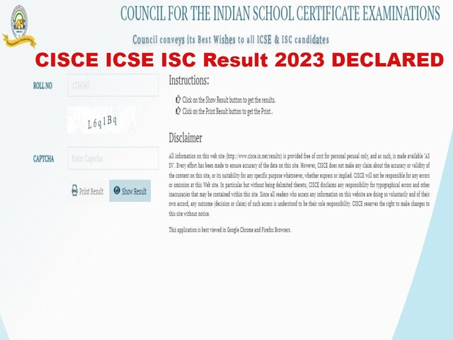 ICSE ISC Result 2023 DECLARED: CICSE बोर्ड ने जारी किया 10वीं, 12वीं का रिजल्ट, इस Direct Link ...