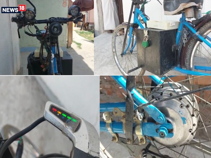 PHOTOS: दिव्यांग ने लगाया ऐसा दिमाग कि कबाड़ से बना डाली 2 गियर वाली ई ...