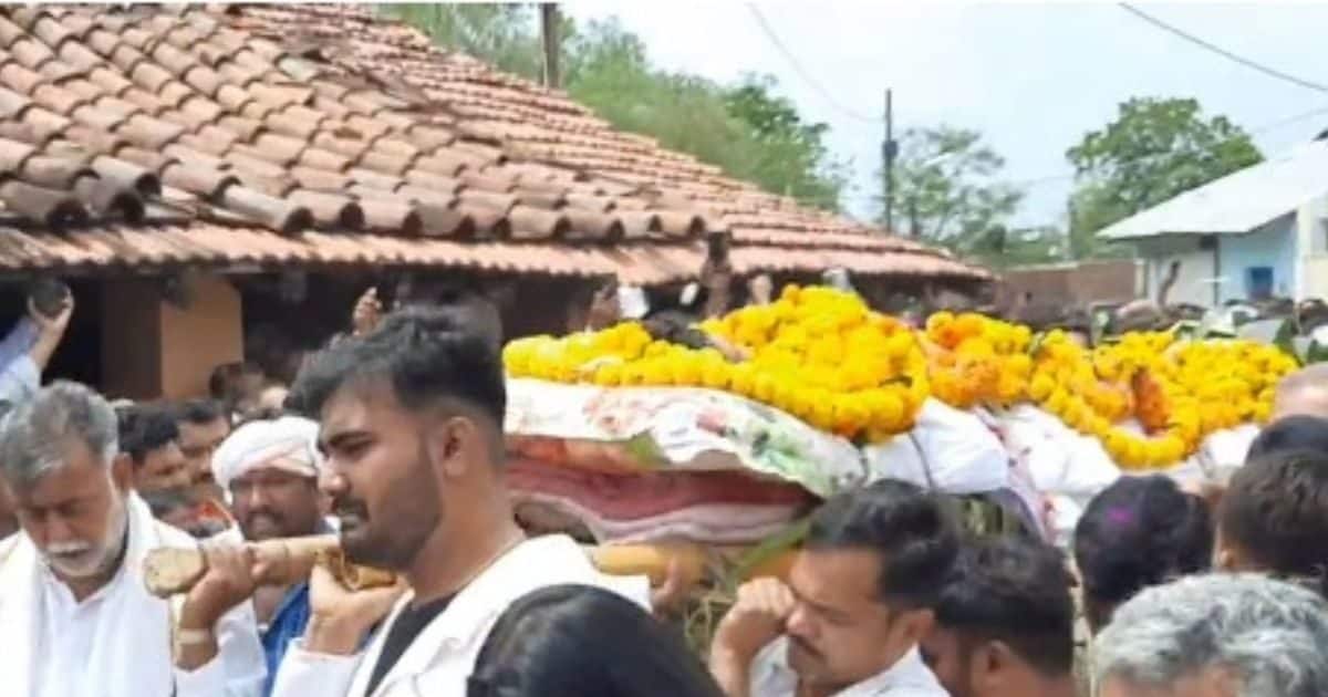 अंतिम विदाई : बीजेपी विधायक जालम सिंह पटेल के बेटे को श्रृद्धांजलि देने ...