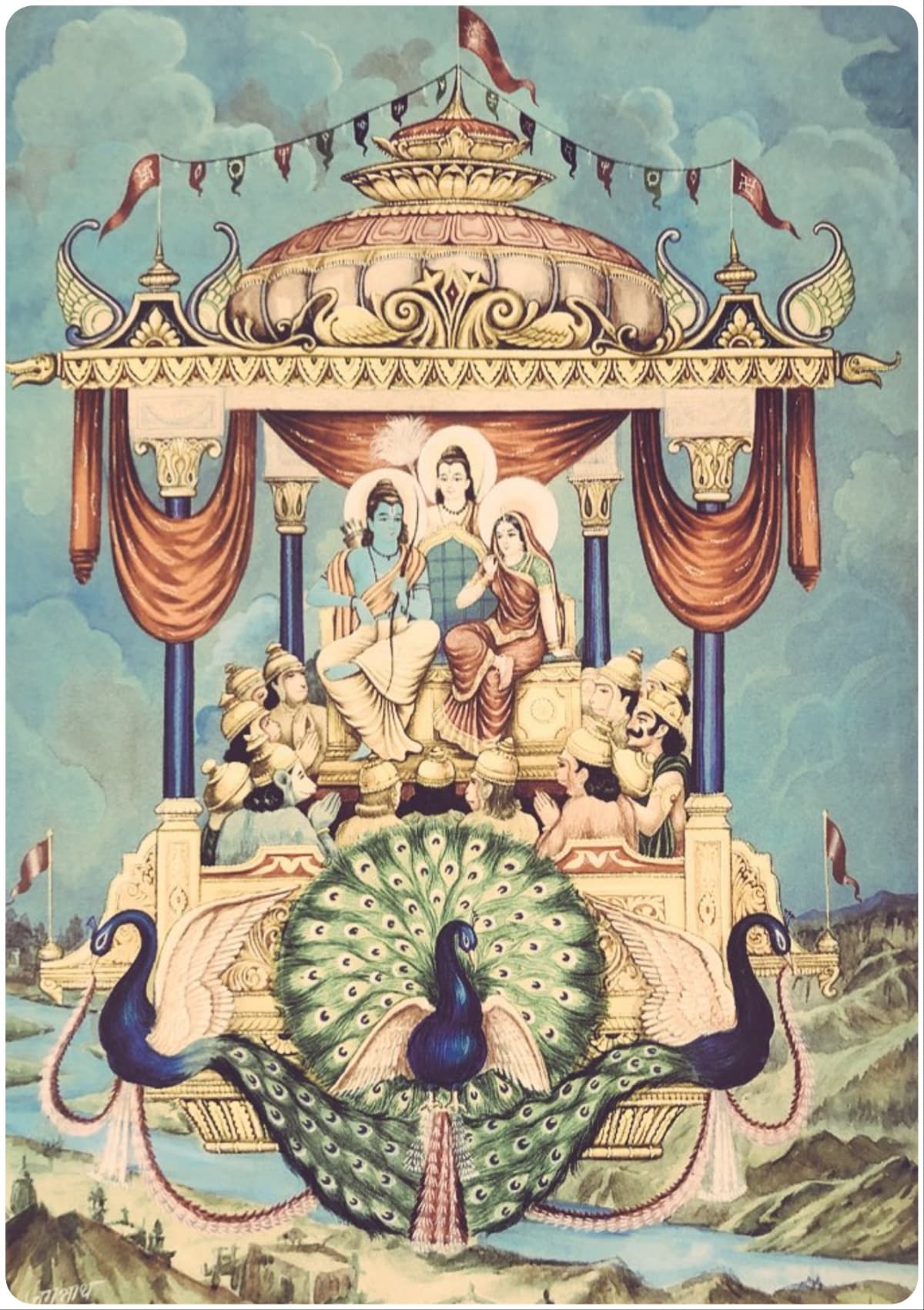 गीता प्रेस के पास भी थे एक राजा रवि वर्मा, पेंटिंग्स के जरिये देवी ...