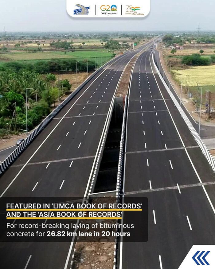 Solapur Bijapur section NH-13 109 km long four lane highway save travel ...