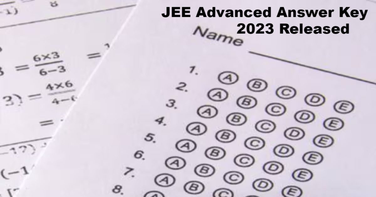 JEE Advanced Answer Key 2023 Released at jeeadv.ac.in: IIT जेईई ... JEE Advanced Answer Key 2023 Released at jeeadv.ac.in: IIT जेईई ...