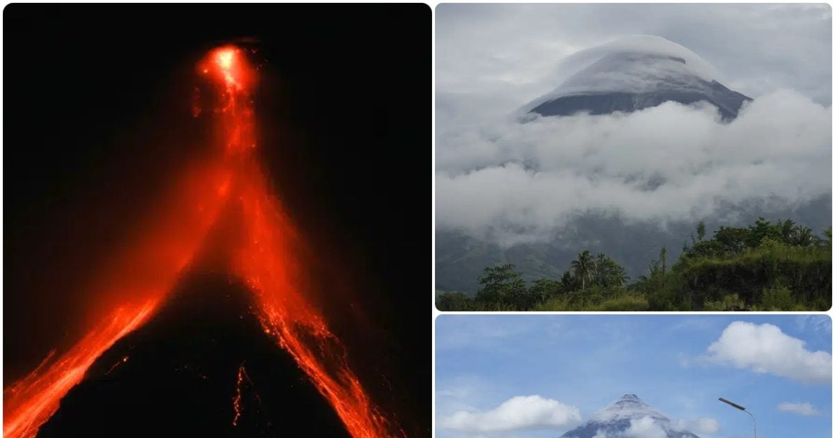 Mayon Volcano: फिलीपींस का मायोन ज्वालामुखी उगल रहा है राख और लावा ...