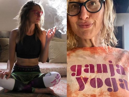 International Yoga Day 2023: Ganja Yoga Viral Video Dee Dussault Woman ...