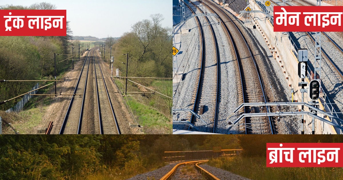Railway Knowledge: ट्रंक, मेन और ब्रांच लाइन, क्या होता है इनमें अंतर ...