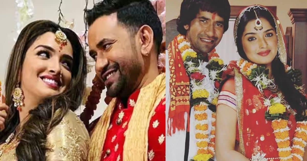 क्या हो गई Nirahua- Amrapali Dubey की शादी? अभिनेत्री ने डाली वरमाला की फोटो, लिखा- '9 साल पहले ...