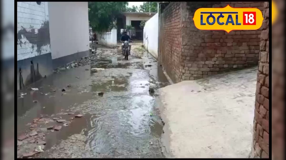 जलभराव की समस्या से परेशान इस गांव के लोग, कहा-धरातल पर नहीं होता विकास ...