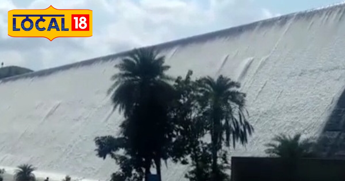 लगातार बारिश से प्रसिद्ध टीडी डैम हुआ ओवरफ्लो, पिकनिक के लिए बना लोगों ...