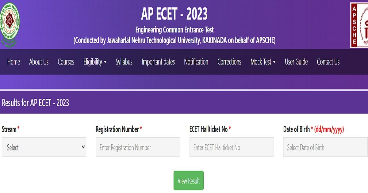 AP ECET 2023 Results: इंजीनियरिंग UG कोर्स में दाखिले के लिए रिजल्ट ...