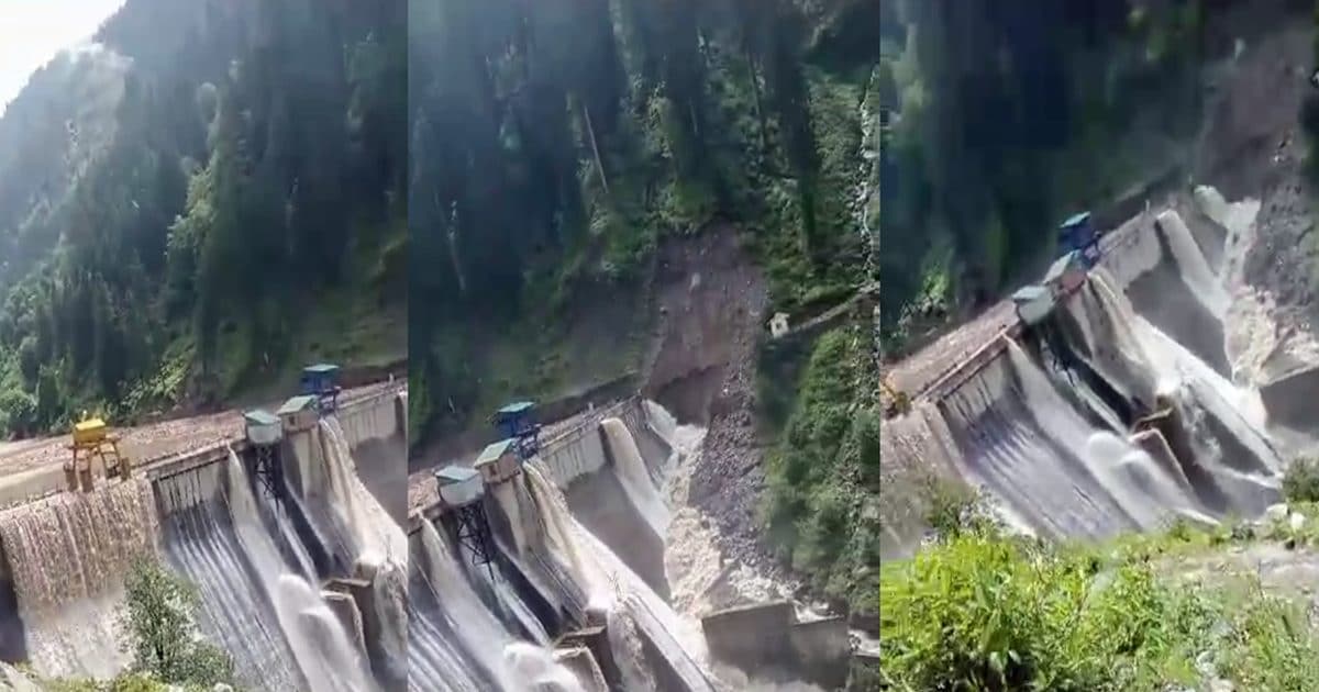 हिमाचल में आफतः टूट सकता है मलाणा डैम, गेट हुए ब्लॉक, ऊपर से बहने लगा ...