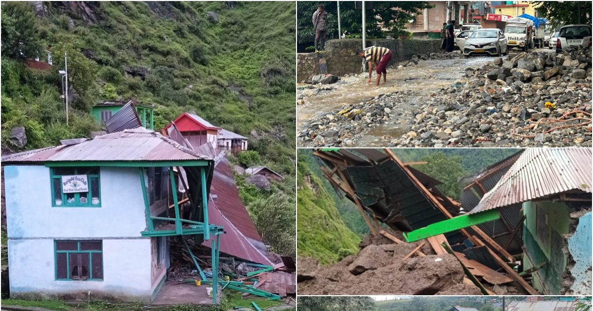 Manali Weather Update Flood Landslide Cloud Burst Again in Kullu Manali ...