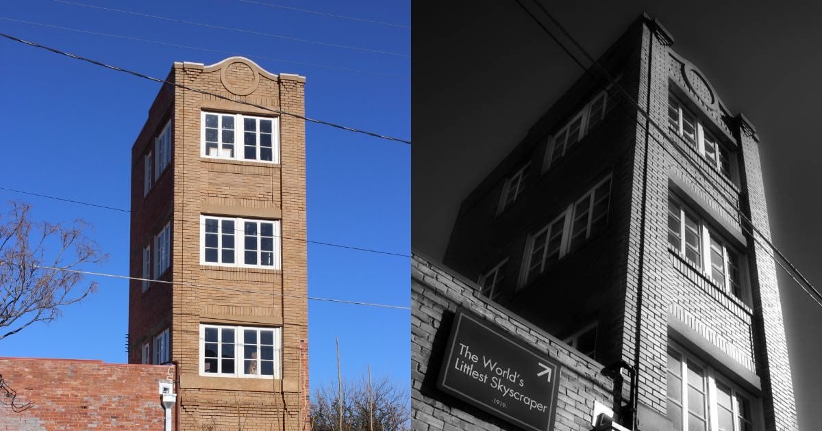 World's littlest skyscraper: 4 मंजिल का है दुनिया का सबसे छोटा ...