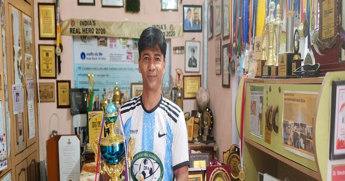 Former National Football Gold Medalist player Dr Virendra Singh Rawat ...