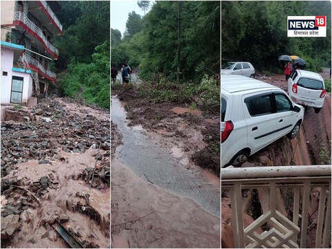 Himachal Pradesh Weather Forecast Update Today Heavy Rainfall and Landslide Closed in Kalka ...