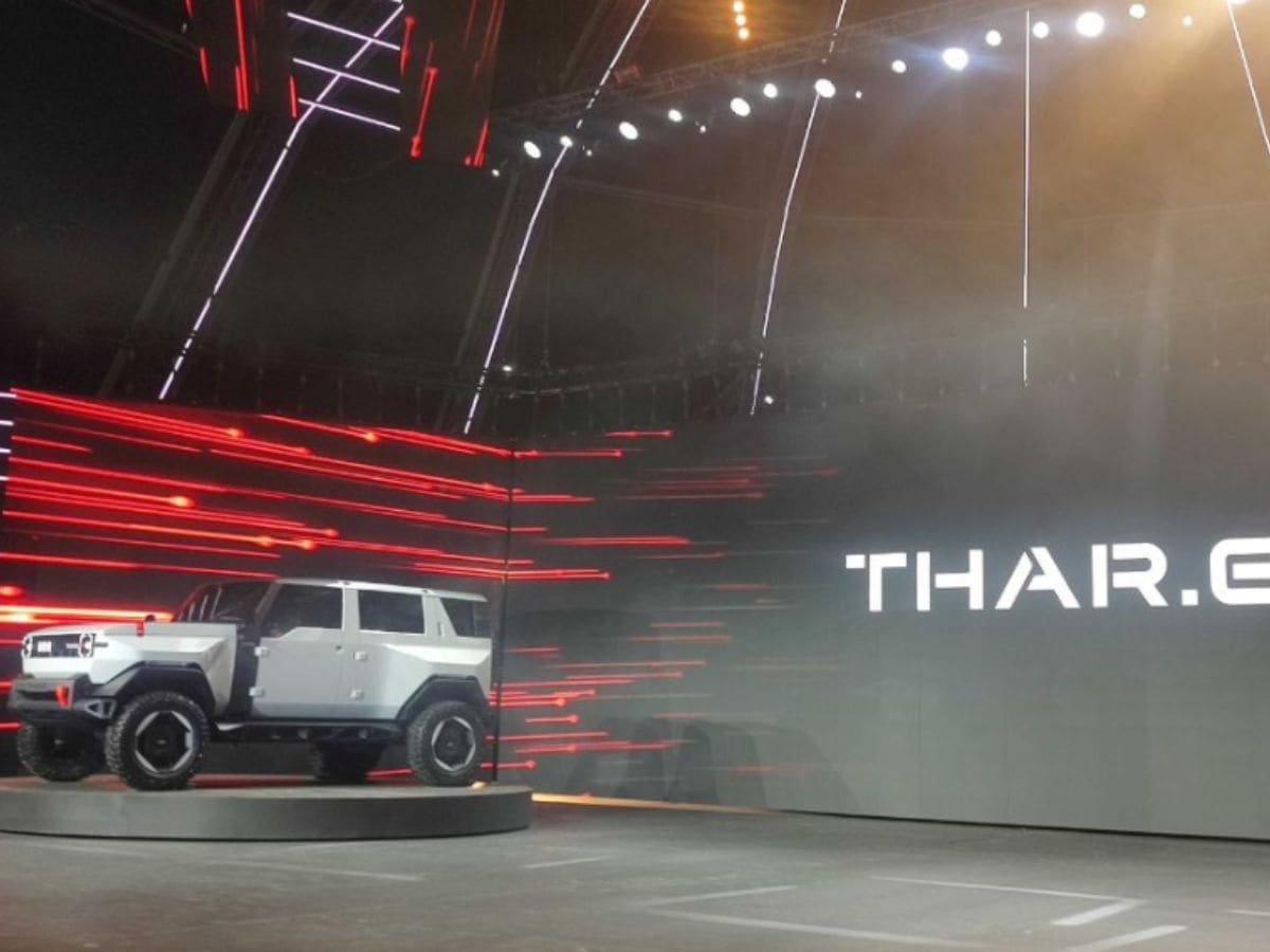ग्लोबल मार्केट में Mahindra का 'गदर'! Thar Electric से हटाया पर्दा, लुक ...