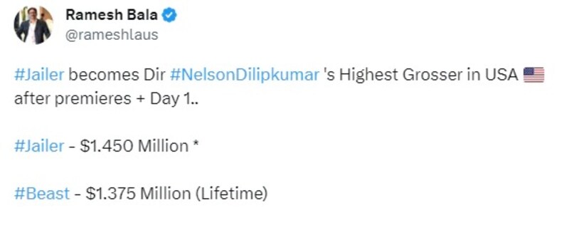 Jailer box office day 1 collection: थलाइवर ले आए तूफान, हिस्टोरिक ...