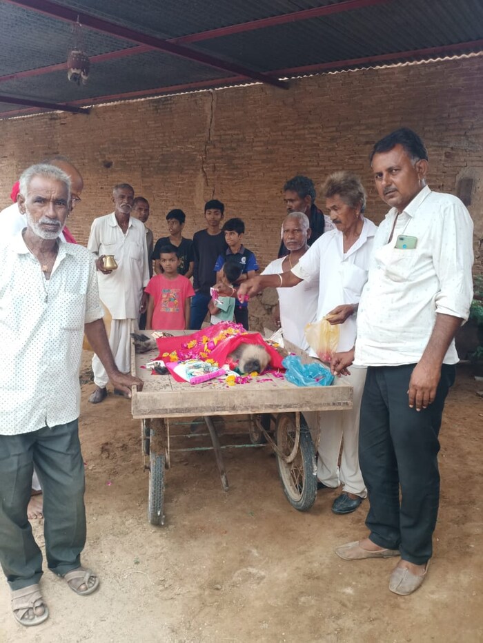 PHOTOS: गांव में निकली बंदर की अनोखी शवयात्रा, भगवान राम से जुड़ी है ...