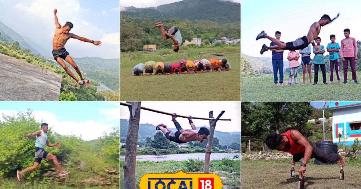 Chaman verma stunts video viral on social media