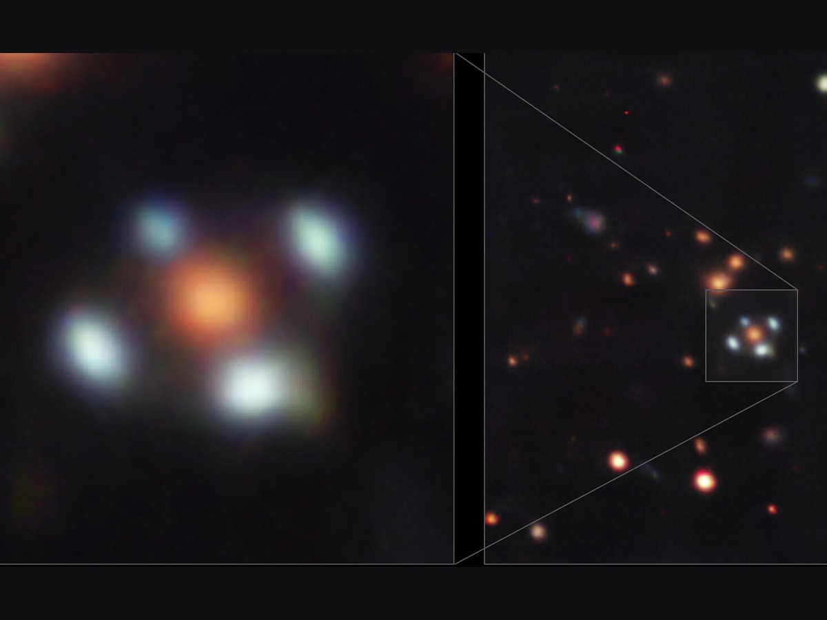 What is Einstein Cross spotted in space why it is called so - क्या है ...