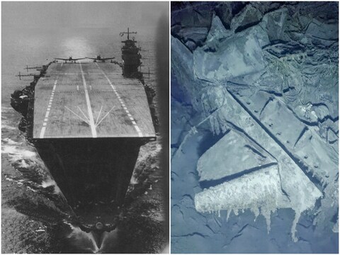 81 साल पहले डूब गया था ये एयरक्राफ्ट कैरियर, अब समुद्र में मिला ‘सैन्य ...